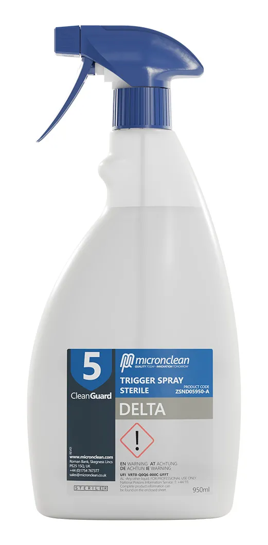 CleanGuard 5 - Delta Trigger Spray - Sterile | Micronclean