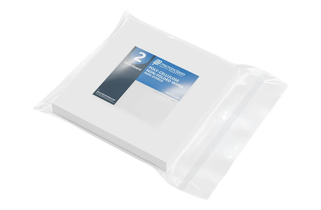 WhiteGuard 2 - Polycellulose Wipes - Non-Sterile | Micronclean